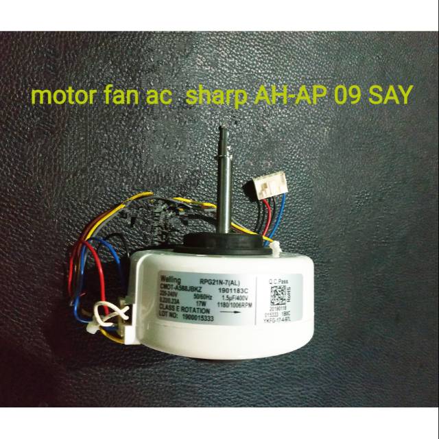 Jual Motor fan indoor ac split sharp AH-AP09SAY original | Shopee Indonesia