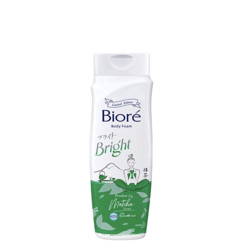 Jual Biore Bright Sabun Mandi Cair Pencerah Kulit Freshen Up Matcha Hyaluronic Acid Botol 220 ml ...