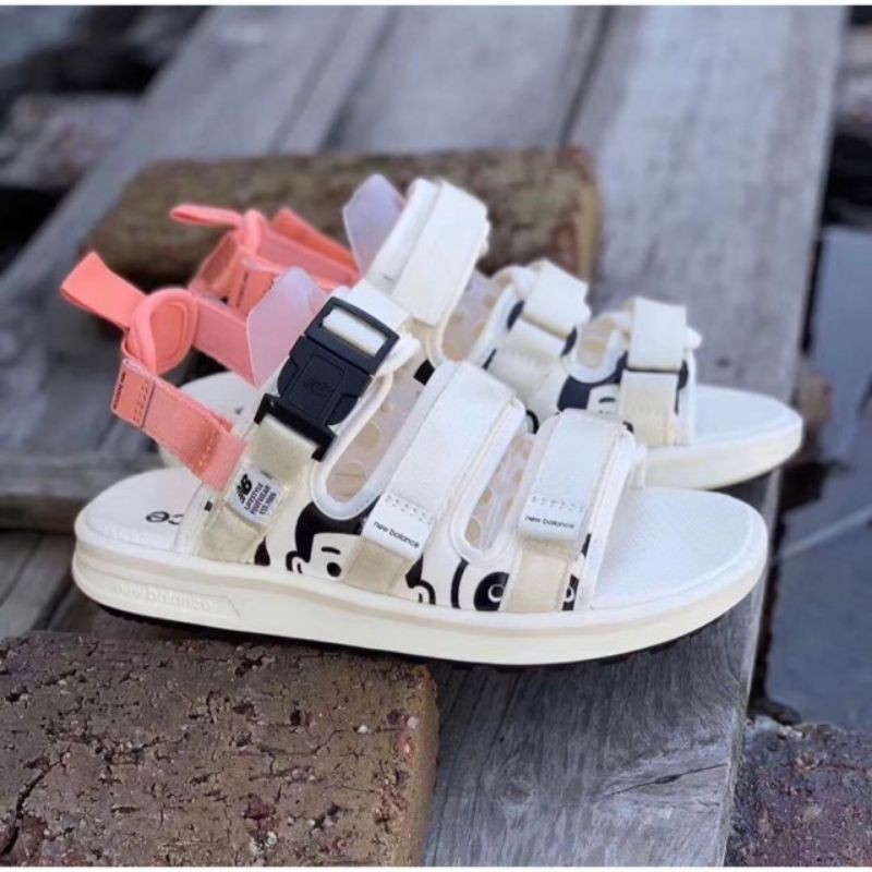 Jual Sandal New Balance x Noritake Peach Premium Original | Shopee ...