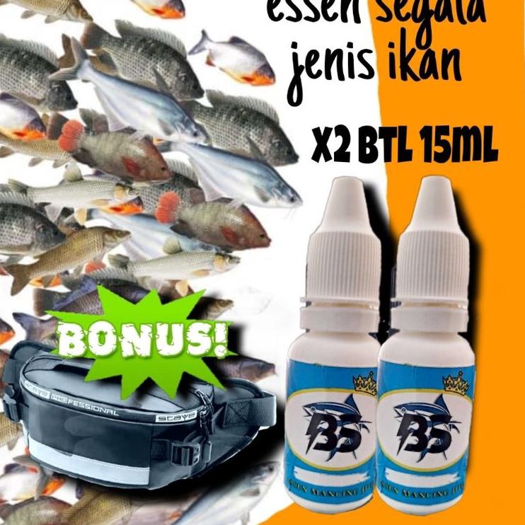 Jual Menarik.. Eseen BS perangsang segala jenis ikan 15ml x2 btl | Shopee Indonesia