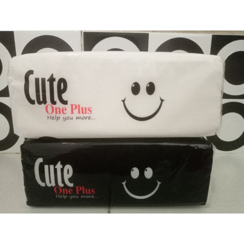 Jual Tisue Facial CUTE 180 sheet (black & white) 2 pcs | Shopee Indonesia