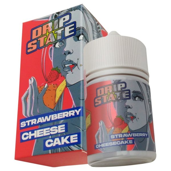 Jual Liquid Vape Drip State Strawberry Cheesecake 60ML By Dripstate.id ...