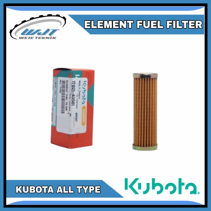 Jual ELEMENT FUEL FILTER SARINGAN SOLAR KUBOTA SEMUA RD75 RD85 ...
