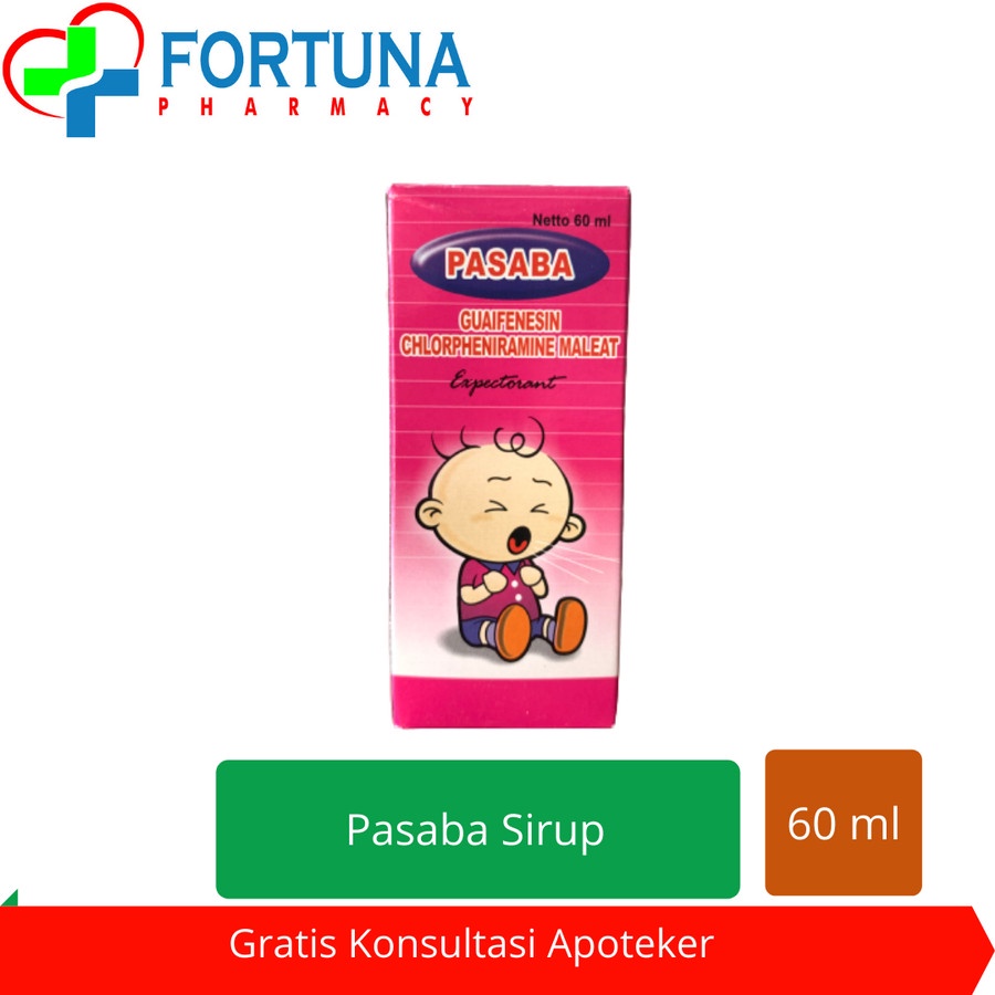 Jual Pasaba Expectorant Sirup 60 mL | Shopee Indonesia