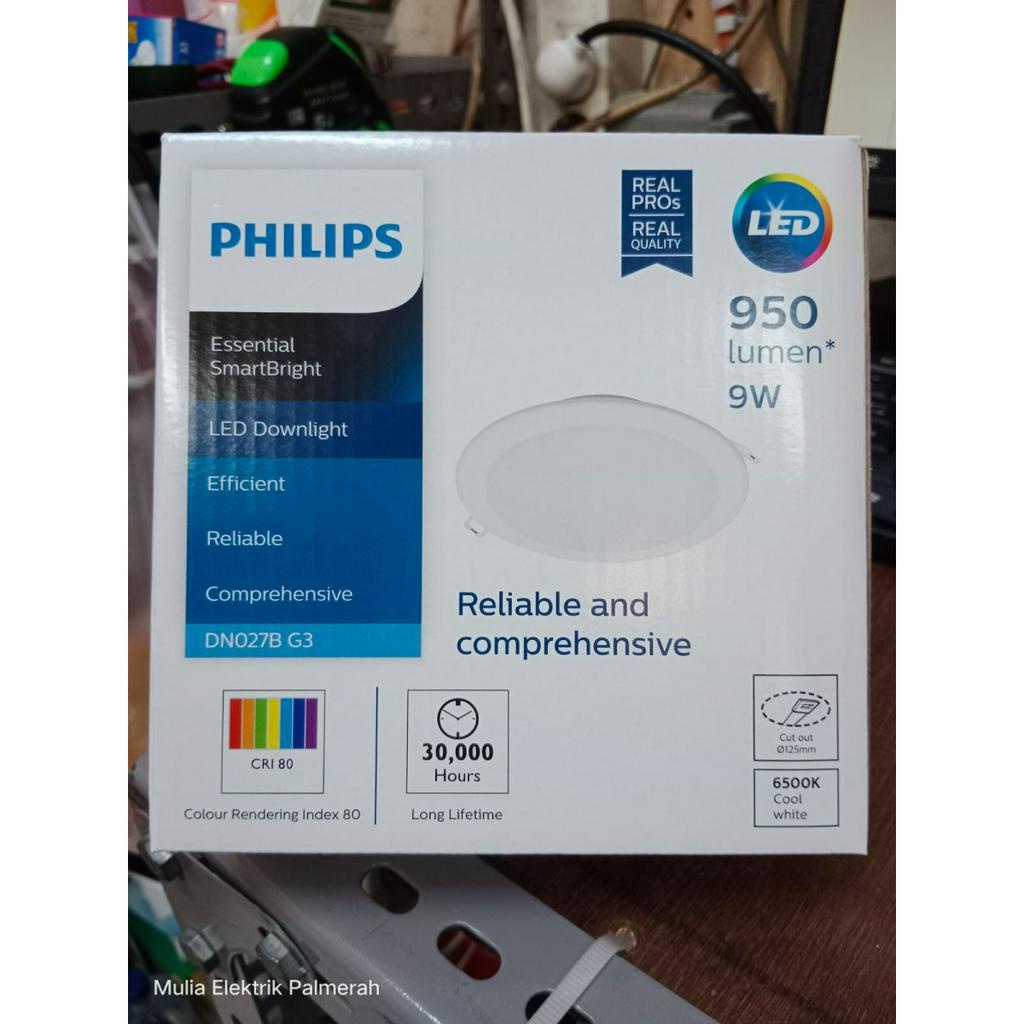 Jual LAMPU DOWNLIGHT LED PHILIPS DN027B DN 027 B 10W 10WATT 5" 5INCH ...