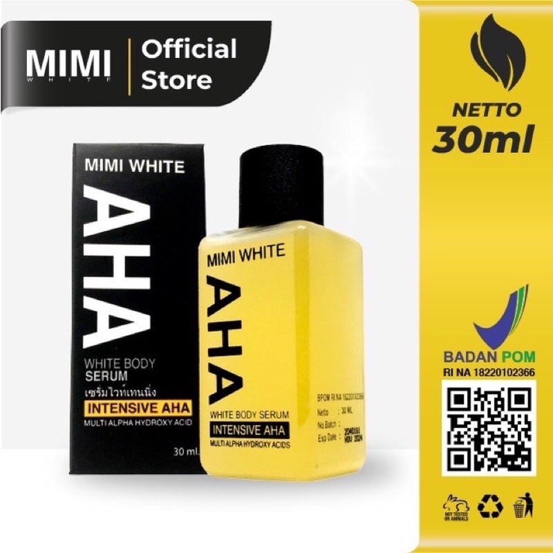 Jual MIMI WHITE AHA WHITENING SERUM BPOM INDONESIA | Shopee Indonesia