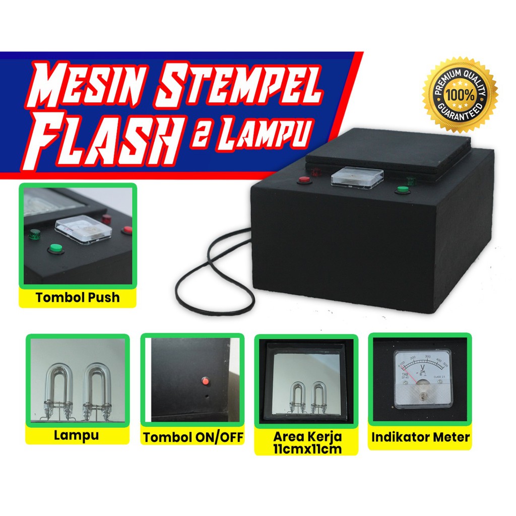 Jual Mesin Stempel Flash 2 lampu U dan Alat Potong | Shopee Indonesia