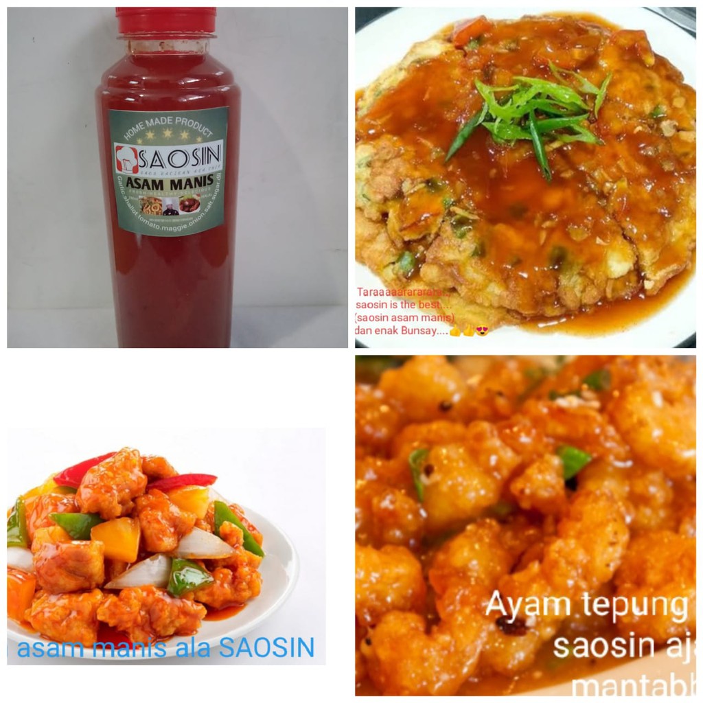 Jual Saos Saosin Rasa Asam Manis/Asam Pedas (Bumbu Instan) | Shopee ...