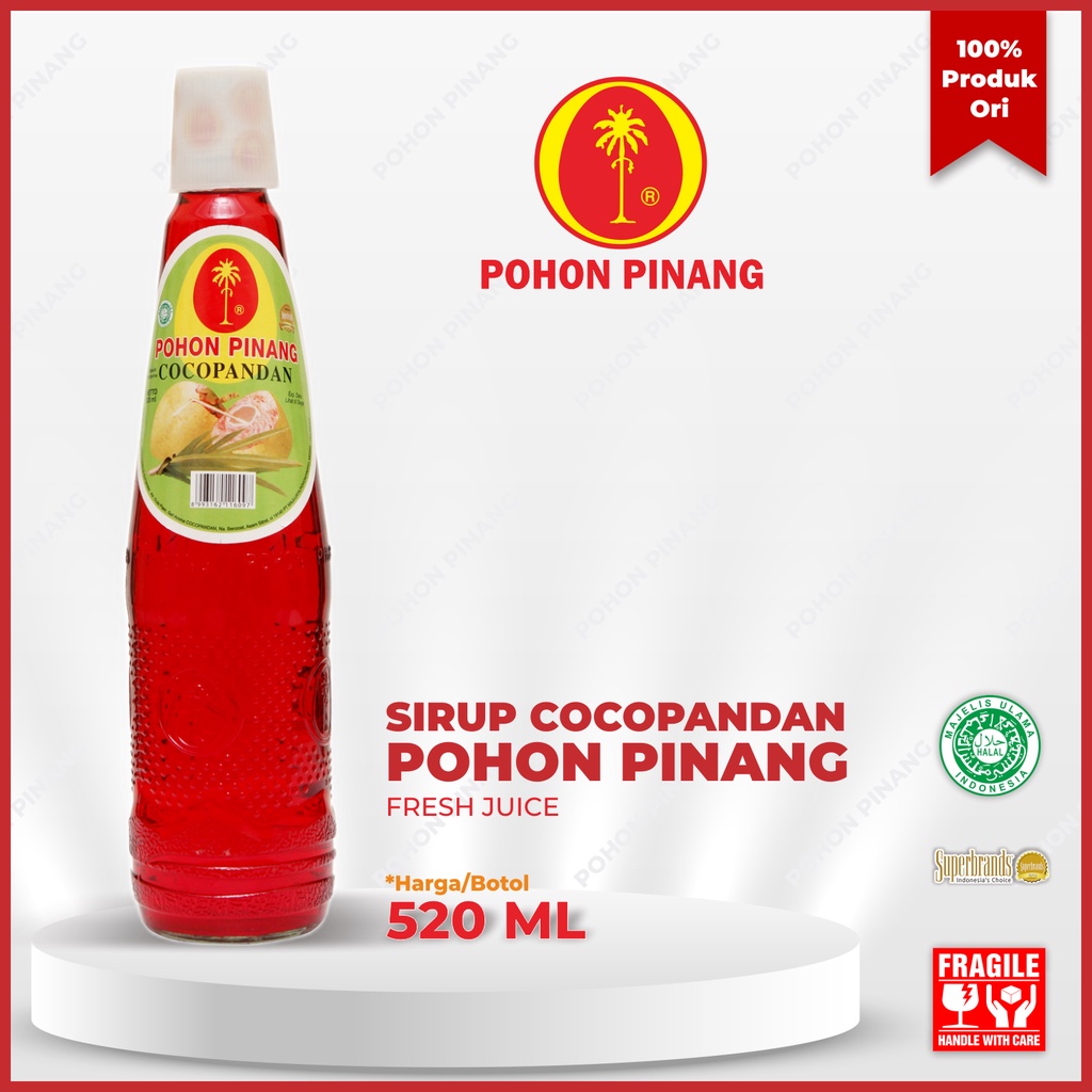 Jual Pohon Pinang Sirup Cocopandan - 520 ml | Shopee Indonesia