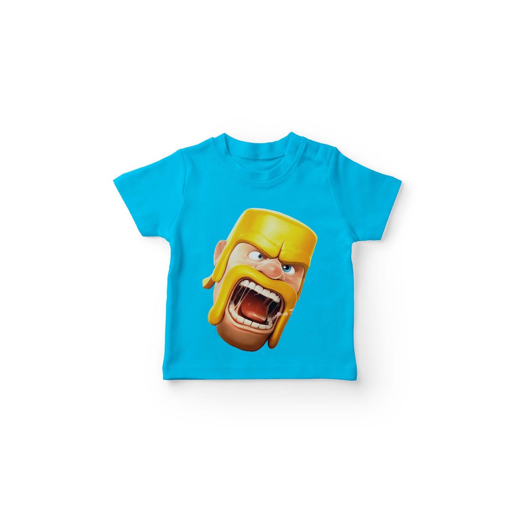 Jual GKABCOCBTR2361 Kaos Anak Gambar COC Karakter Barbarian Head Troop ...