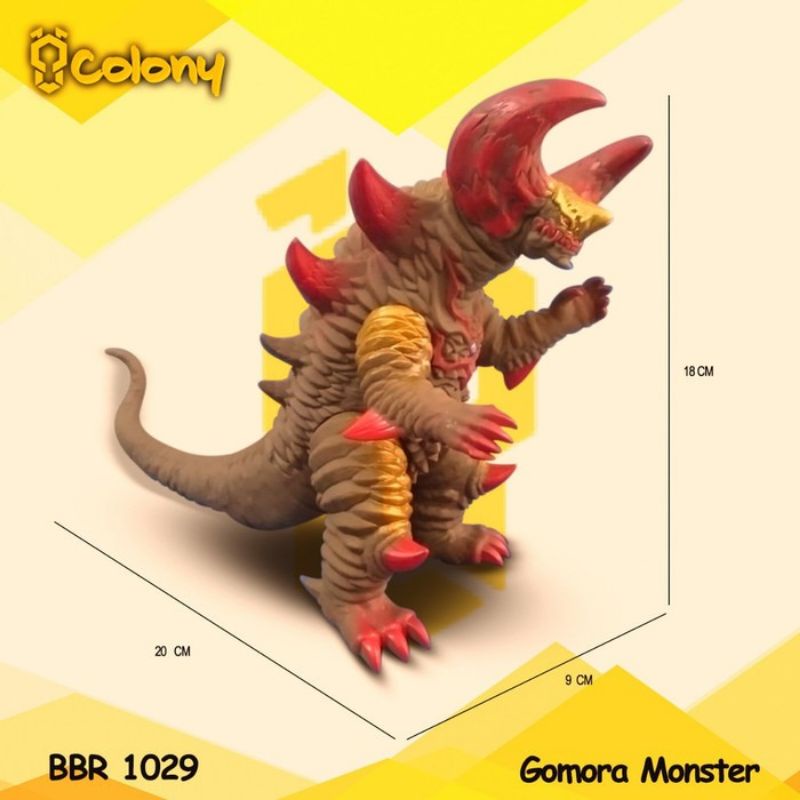 Jual BBR1029 GAMORA GODZILLA MONSTER ULTRAMAN ACTION FIGURE, HOBI ...