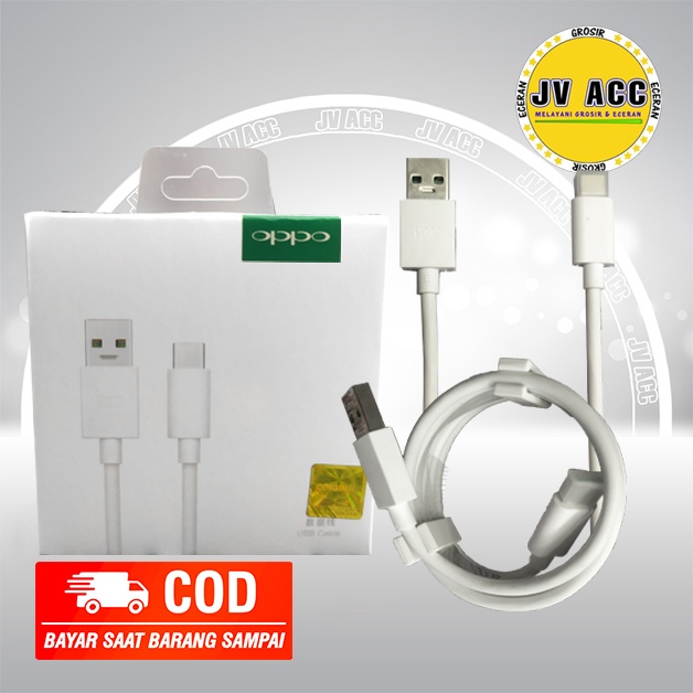Jual KABEL DATA CHARGER OPPO TYPE TIPE C SUPER VOOC FAST CHARGING R17 ...