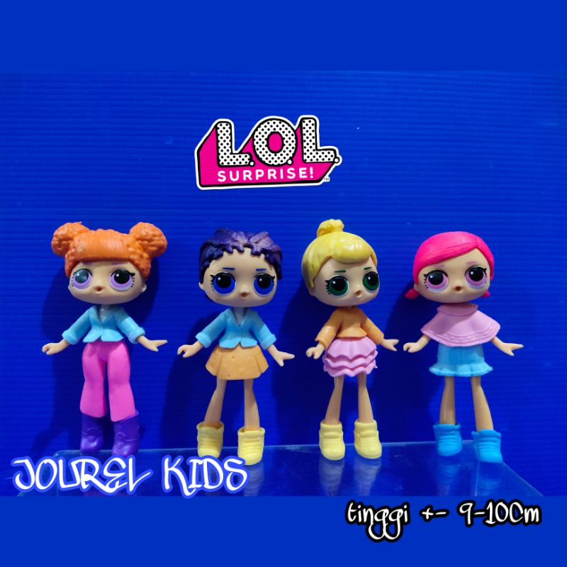 Jual TOPPER CAKE FIGURE LOL BANDO SET 4 BABY DOLLS BONGKAR PASANG ...