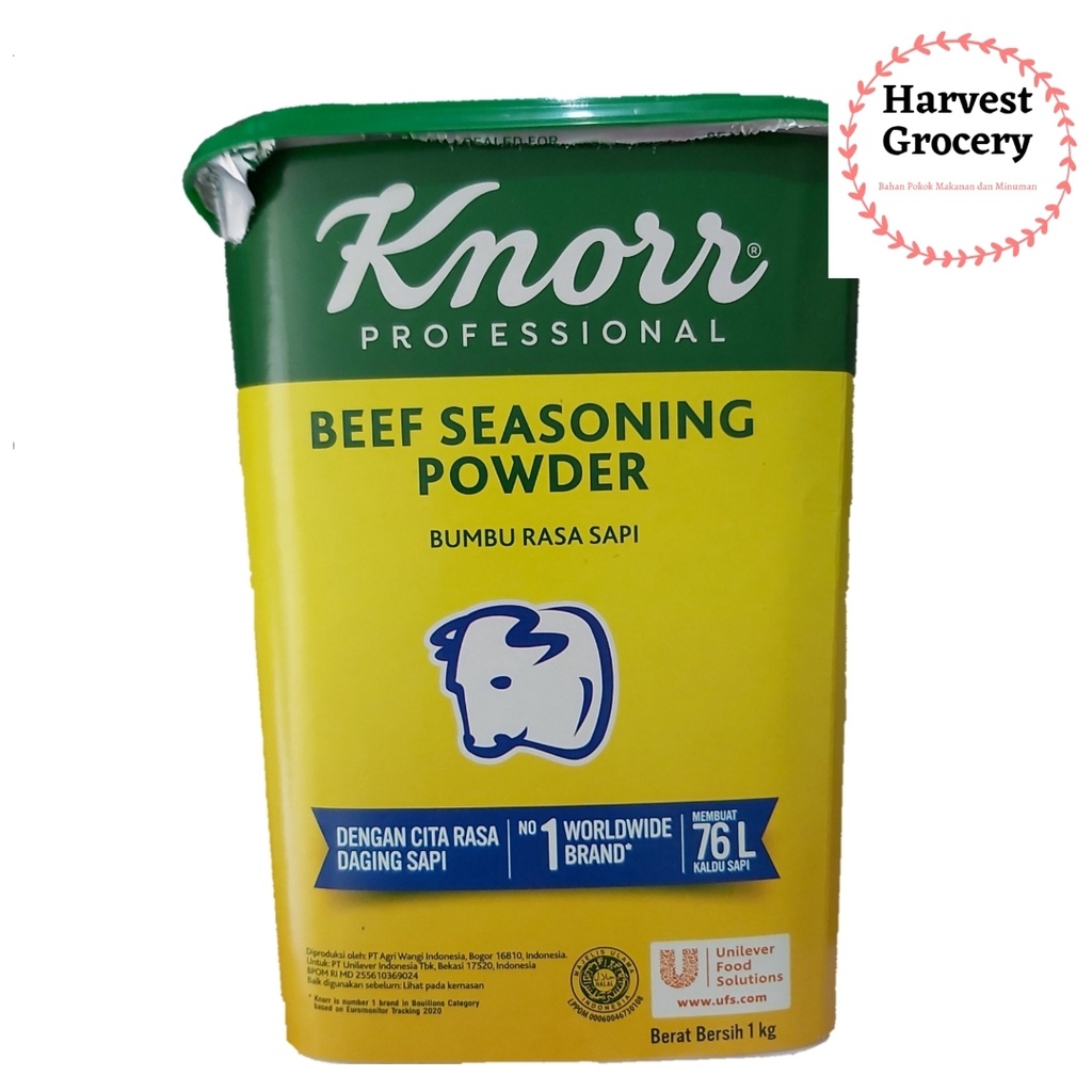 Jual Knorr Beef Seasoning Powder Rasa Sapi 1kg | Shopee Indonesia