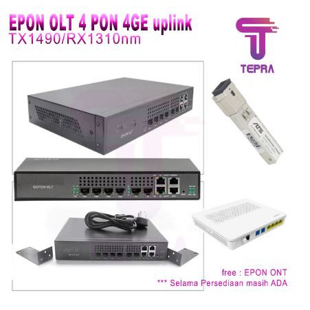 Jual OLT EPON 4 PON 4 Gigabit UPLink | EPON OLT 4PON 4GE Uplink ...