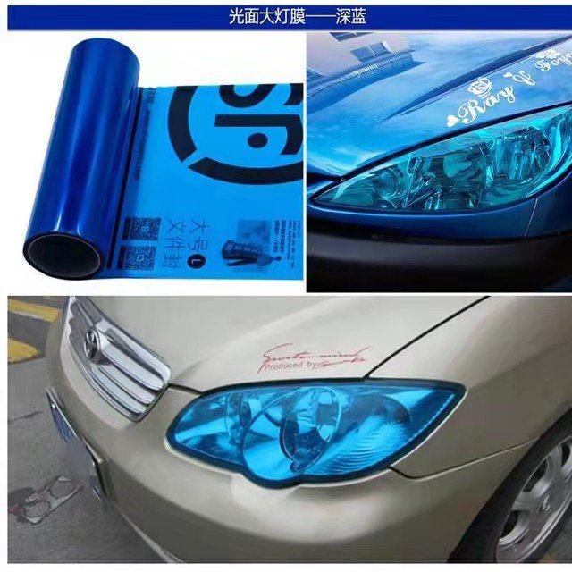 Jual Stiker Lampu Smoke Hybrid Gossy BIRU MUDA / Sticker Hybrid LAMPU ...