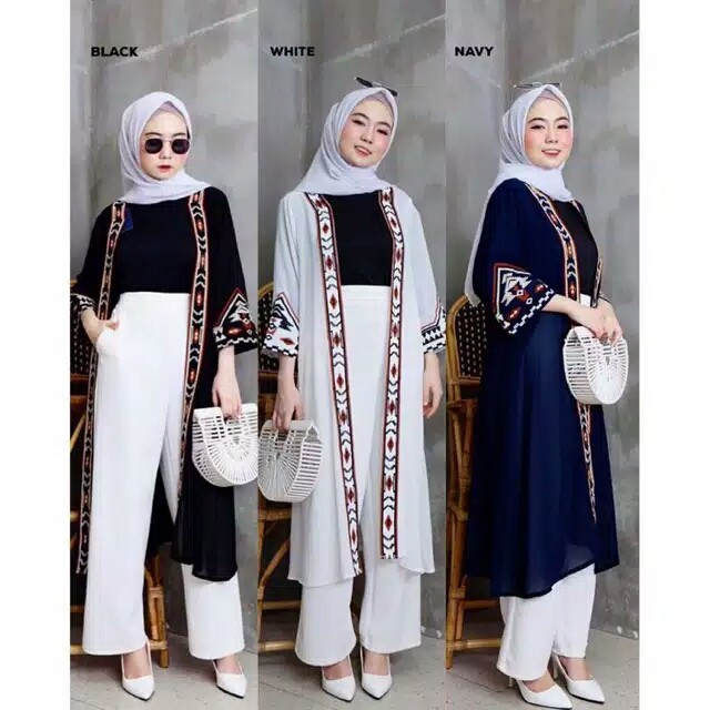 Jual SAFIRA LONG CARDI ETNIC // ETNIK CARDI // CARDIE BOHEMIAN | Shopee ...