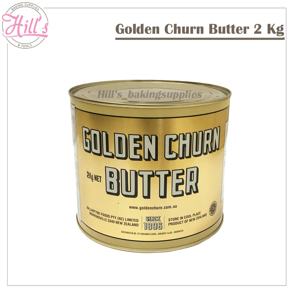 Jual GOLDEN CHURN BUTTER 2kg / MENTEGA ASIN GOLDENCHURN 2 kg | Shopee ...