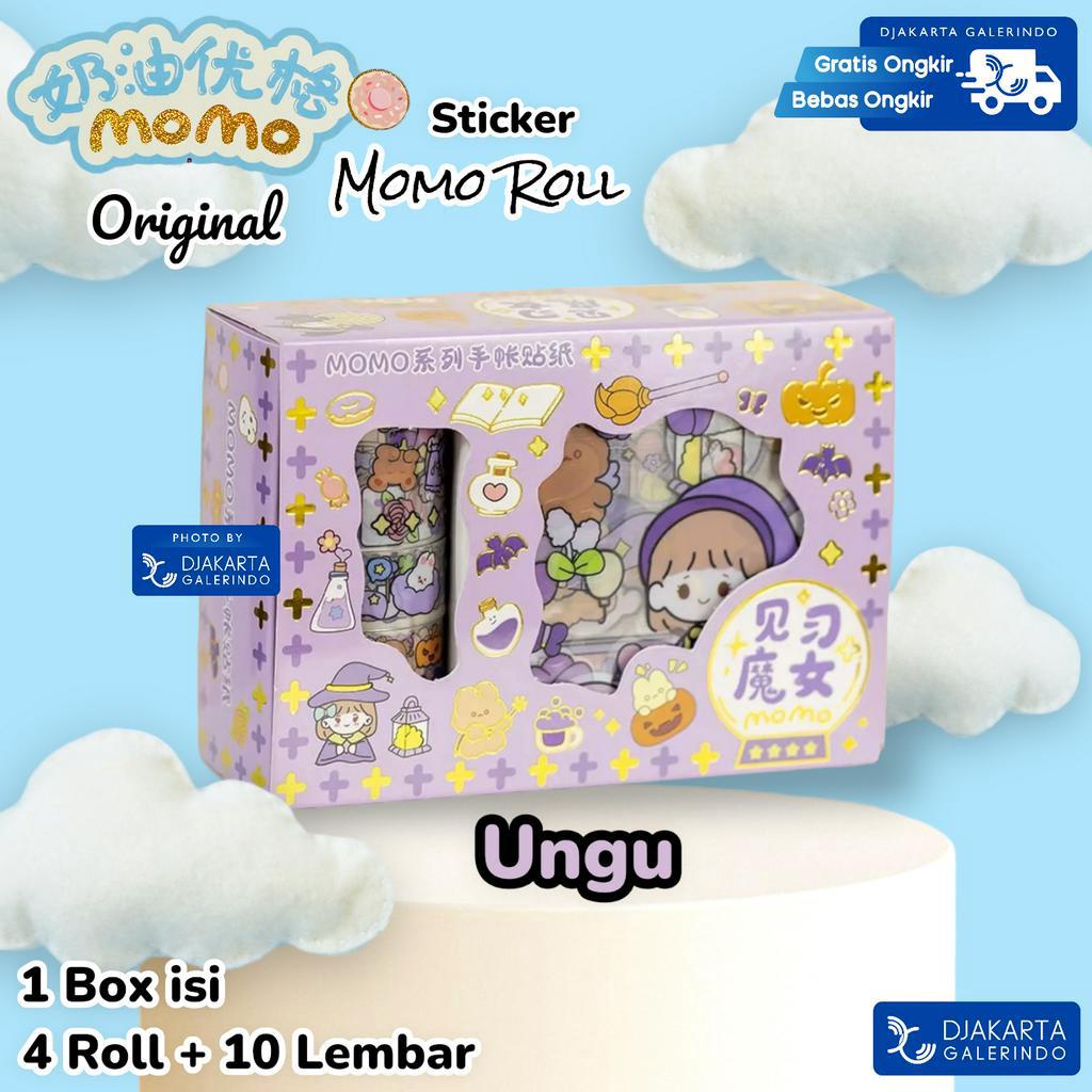 Jual Sticker MOMO waterproof Stiker Kartun Korea Anti Air isi 100pcs ...