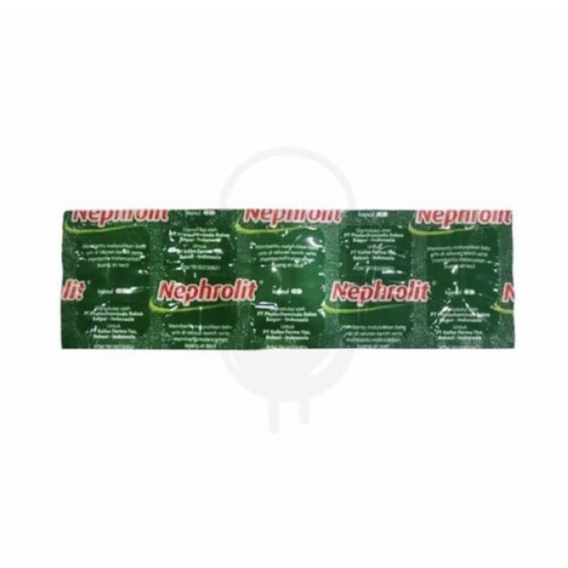 Jual Nephrolit strip 5 tablet ( meluruhkan batu ginjal ) | Shopee Indonesia