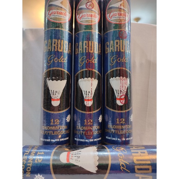 Jual Shuttlecock Garuda Gold Biru / kok badminton Garuda gold biru ...