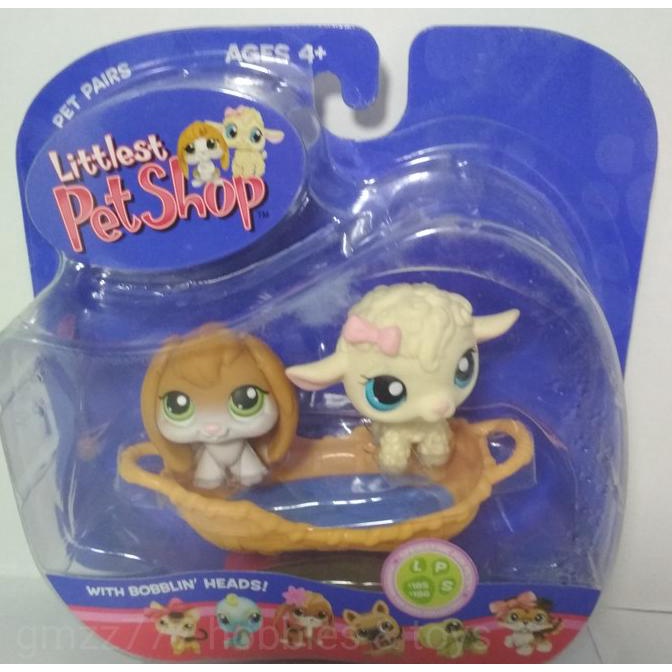 Jual MAINAN LITTLEST PET SHOP HASBRO PET PAIRS #185 #186 BUNNY & SHEEP ...