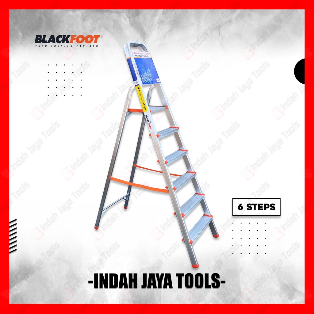 Jual BLACKFOOT Tangga ALUMUNIUM 6S 6 Step - Tangga Lipat Rumah Ladder ...