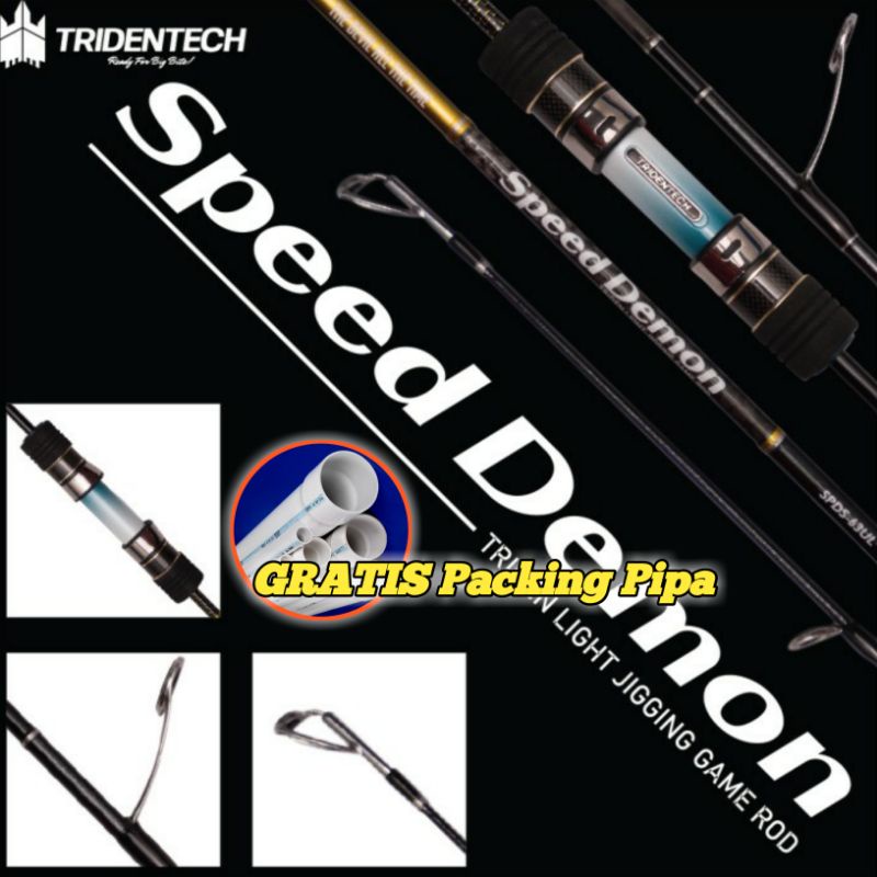 Jual Joran Ultralight Jigging TRIDENTECH SPEED DEMON NEW 2022 | Shopee Indonesia