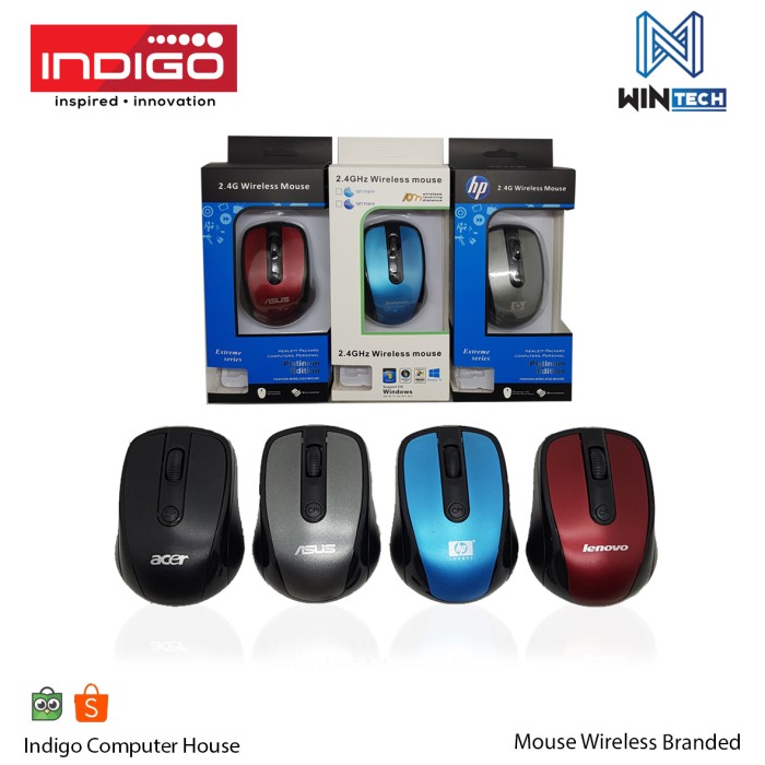 Jual Mouse Wireless Branded Merk Lenovo, Acer dan Asus | MOUSE WIRELESS ...