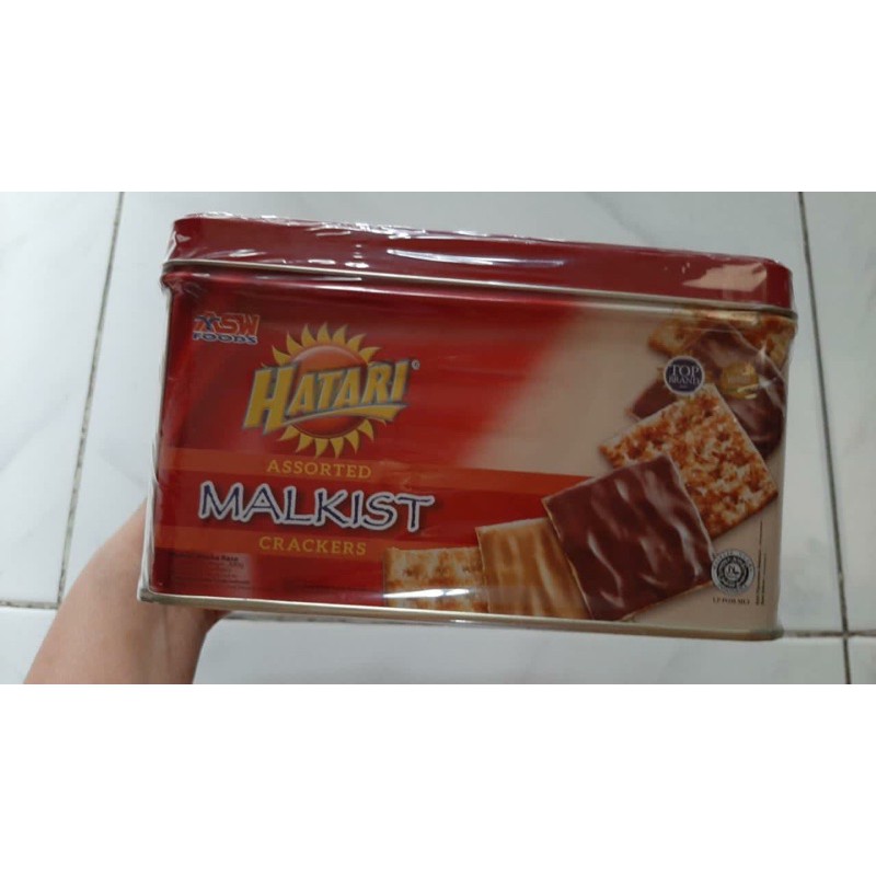Jual Hatari Malkist Assorted Crackers 300gr Kaleng | Shopee Indonesia