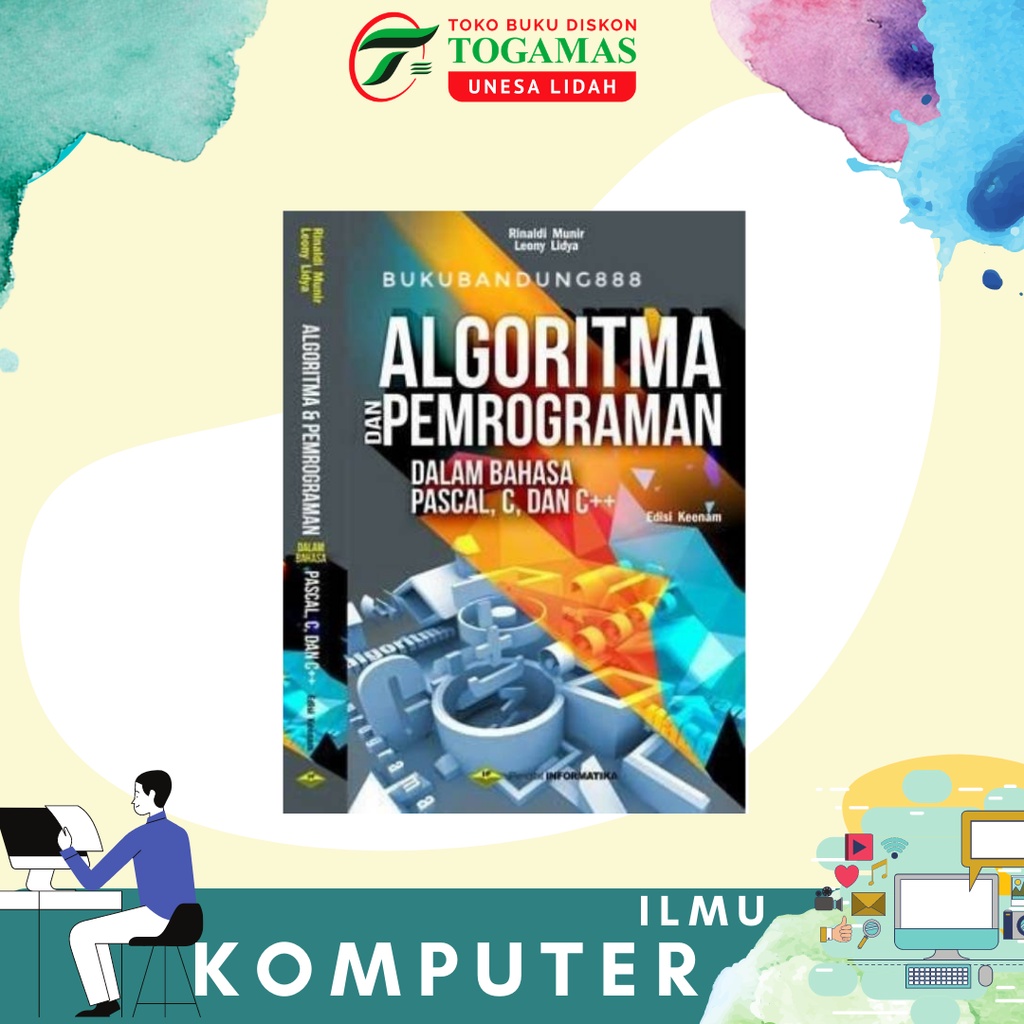 Jual ALGORITMA DAN PEMROGRAMAN DALAM BAHASA PASCAL, C, DAN C++ ED. 6 ...