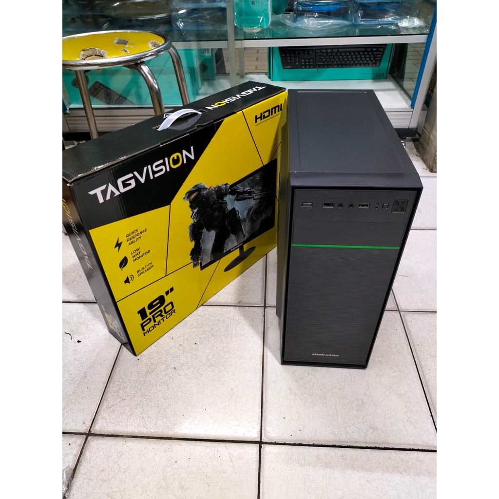 Jual PC Office Core i3 fullset tinggal pakai | Shopee Indonesia