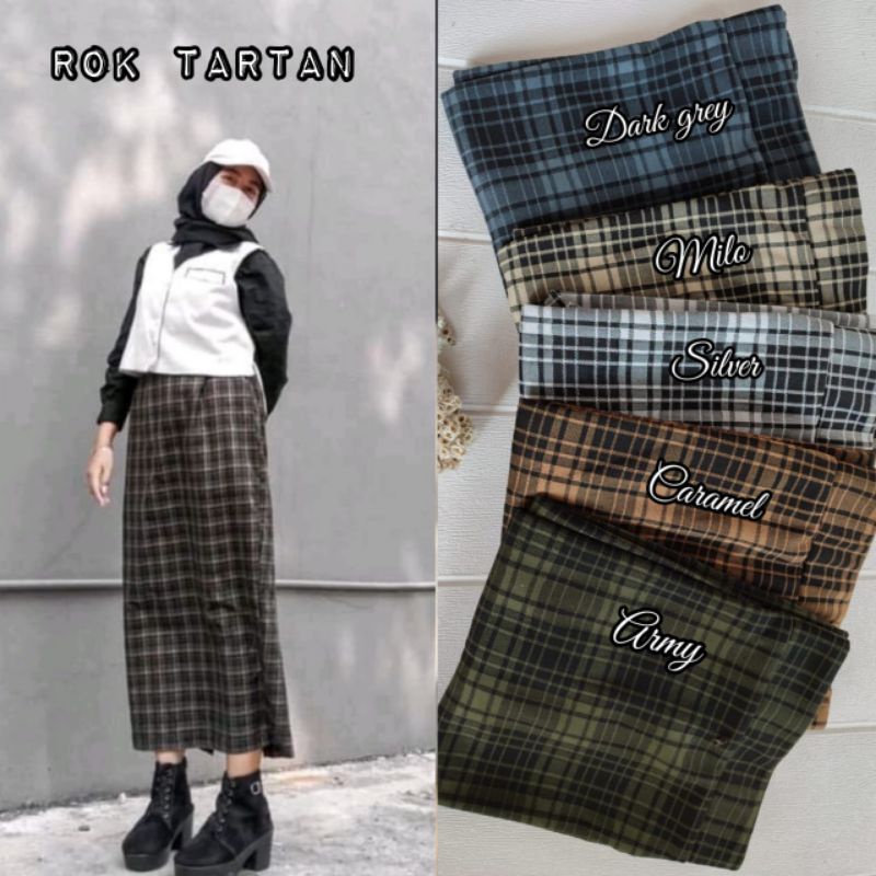 Jual COD ROK SPAN TARTAN PREMIUM PART II / ROK SPAN TARTAN PREMIUM/ROK ...