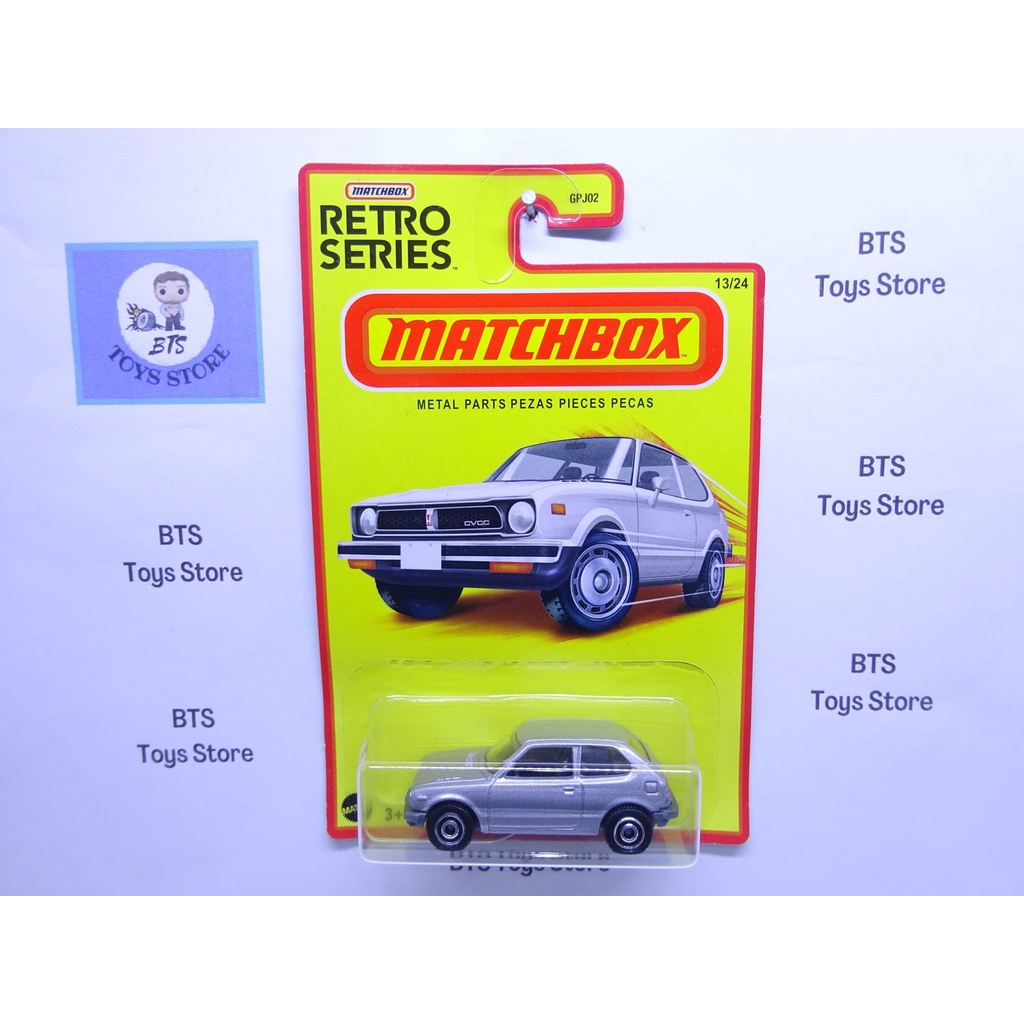 Jual Matchbox Retro Series 1976 Honda CVCC Abu | Shopee Indonesia