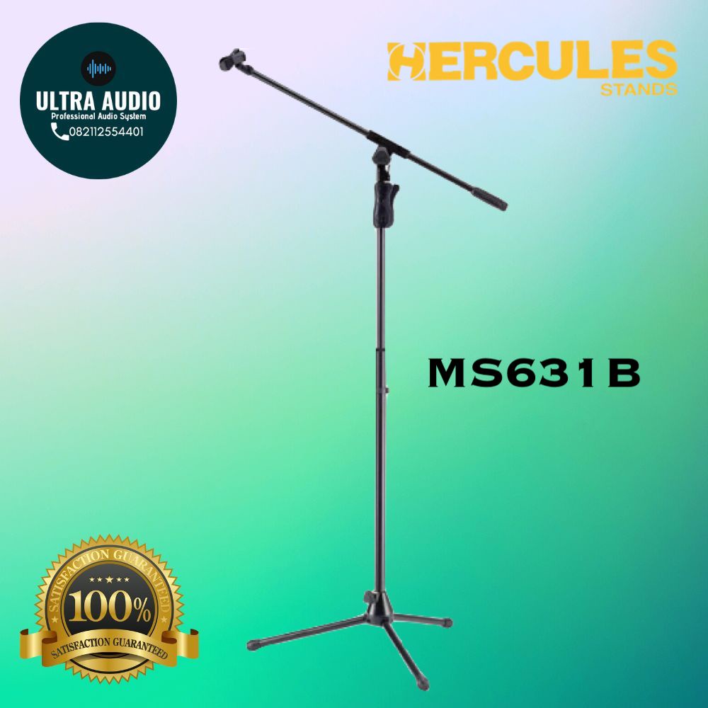 Jual Hercules MS-631B / MS631B / MS 631 B Stand Mic ORIGINAL | Shopee ...