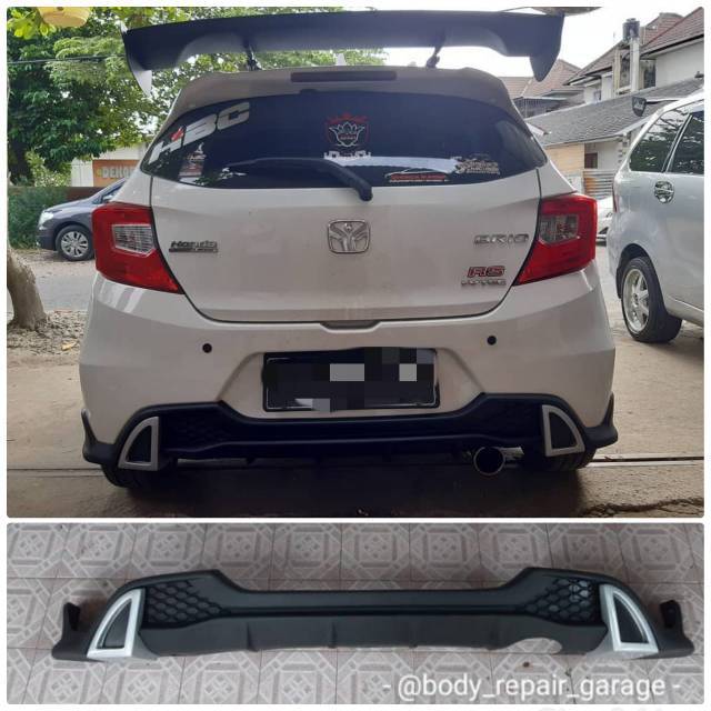 Jual Bodykit belakang diffuser all new honda brio small rs concept ...