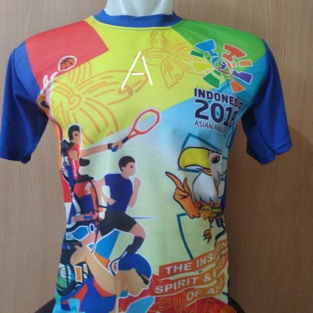 Jual kaos jersey asean para game-baju kaos asian para games 2018 ...