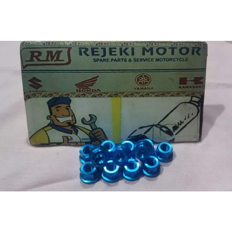 Jual MUR UKURAN BAUT 12 BIRU POSCH | Shopee Indonesia