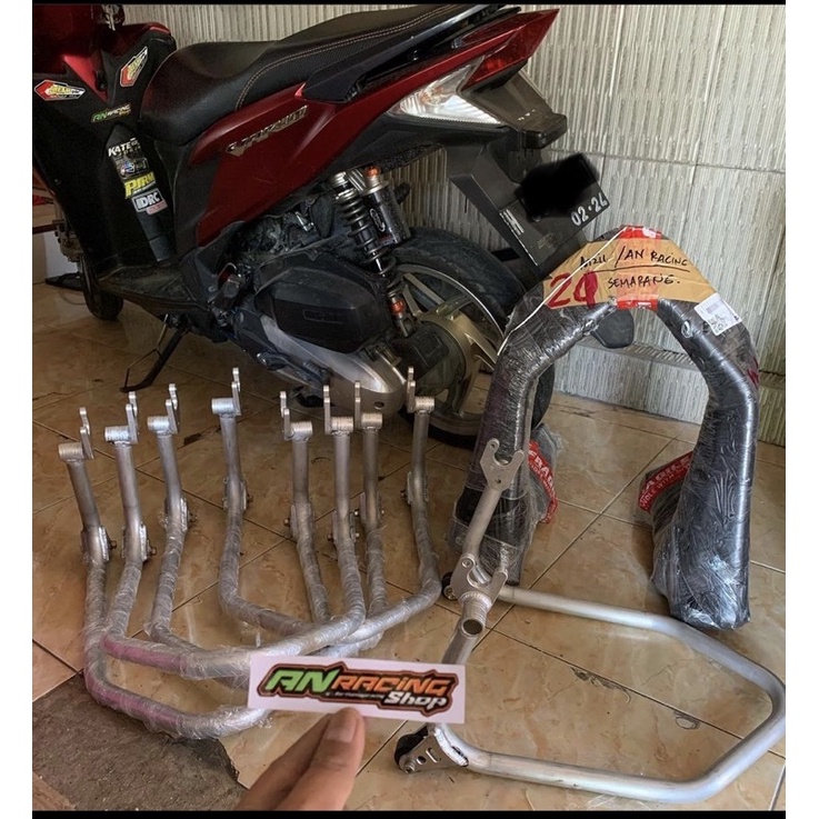 Jual Standar Paddock Pedok Drag Almunium Not Bpro Rc3 | Shopee Indonesia