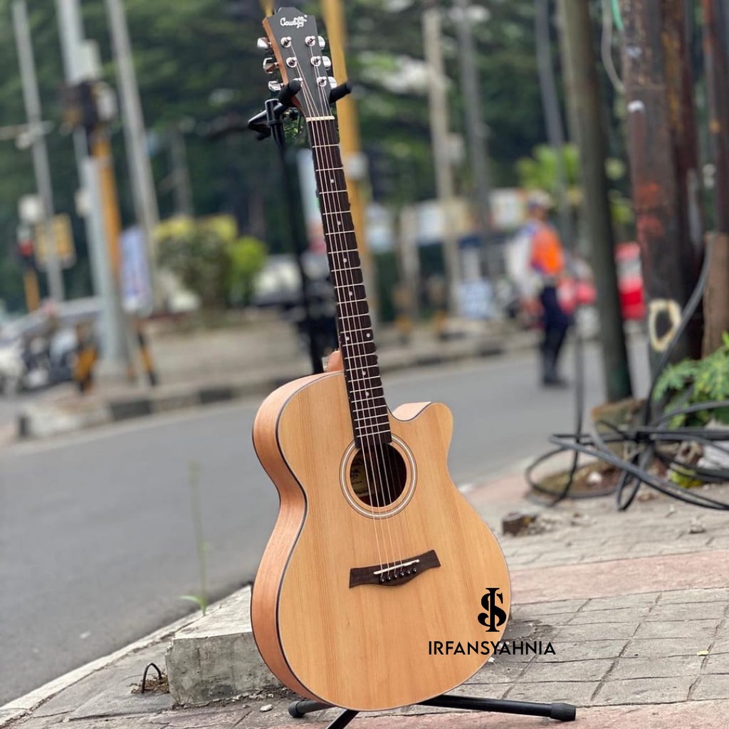 Jual gitar cowboy akustik 40 inch GWC 235 guitar accoustic string ...