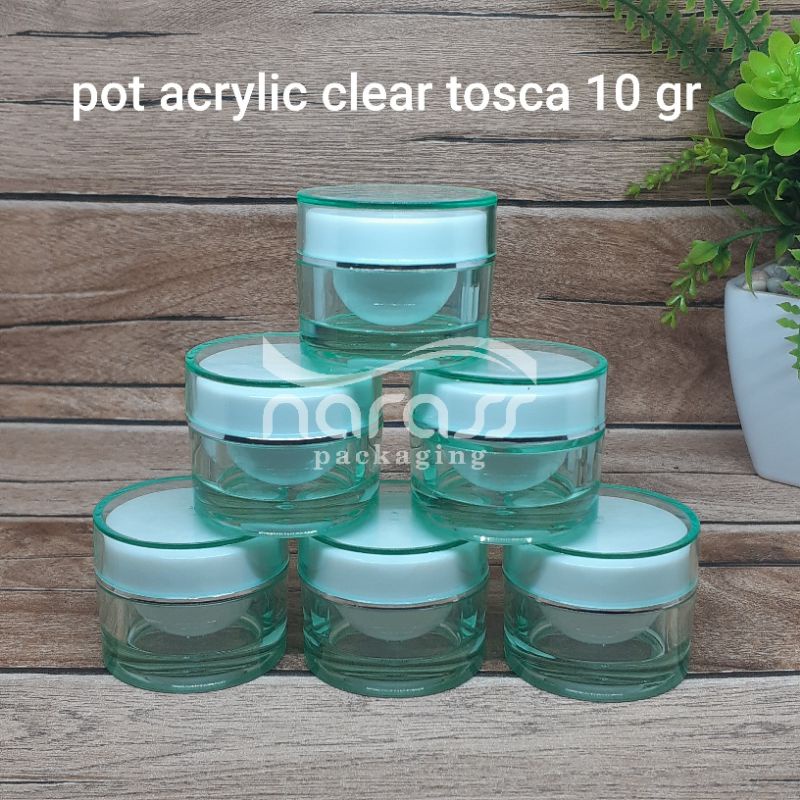 Jual Pot acrylic clear tosca 10 gr | Shopee Indonesia