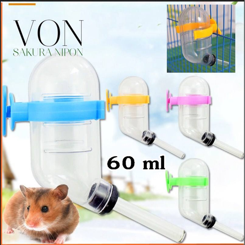 Jual BOTOL MINUM HAMSTER 60ML PIPET HAMSTER SUGAR MARMUT BOTOL MINUM ...