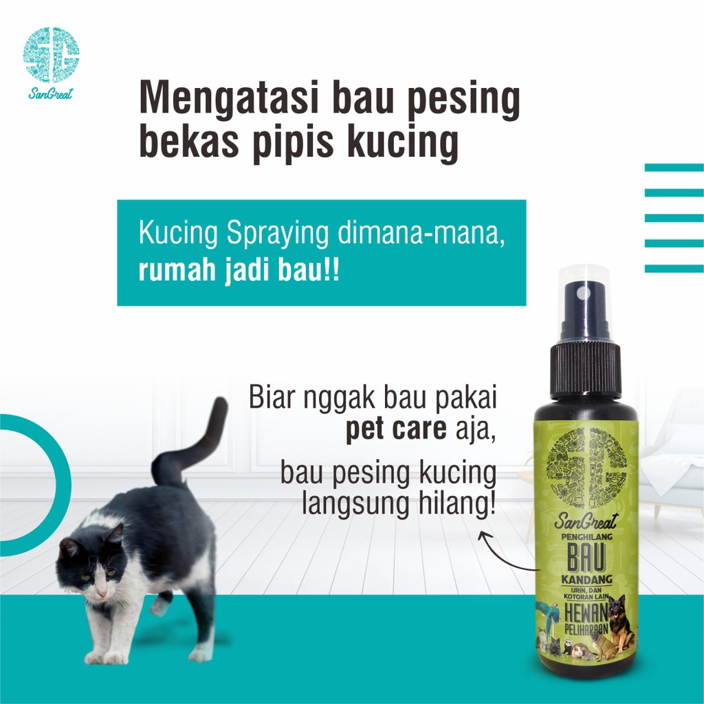 Jual Semprotan bau kucing parfum pewangi kotoran kucing semprotan ...