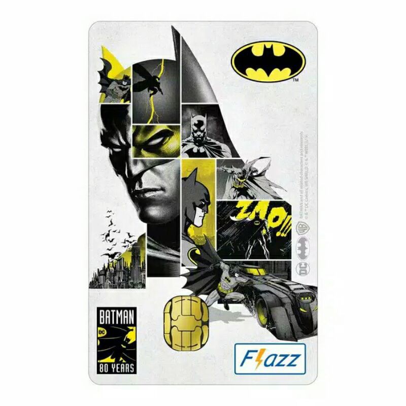 Jual Kartu Flazz Bca Limited Edition Batman Putih | Shopee Indonesia