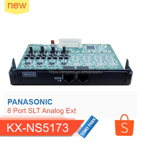 Jual KX-NS5173 Expand Card 8 Port Analog Extension IP-PBX Panasonic ...