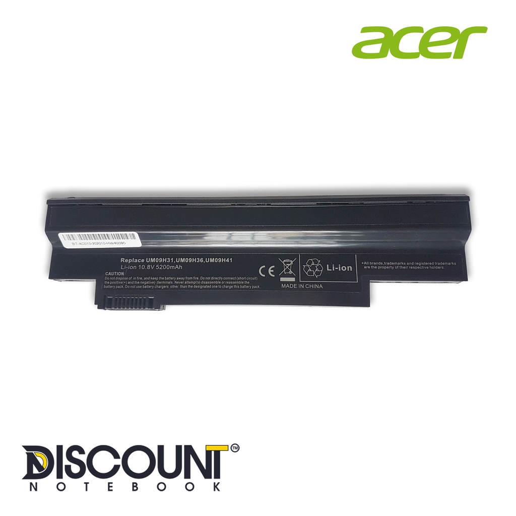 Jual Battery Baterai Laptop Acer Aspire One 532h AO53 533 AO533 (6 Cell ...
