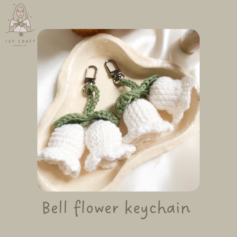 Jual Bell flower keychain / gantungan kunci lucu / gantungan kunci ...