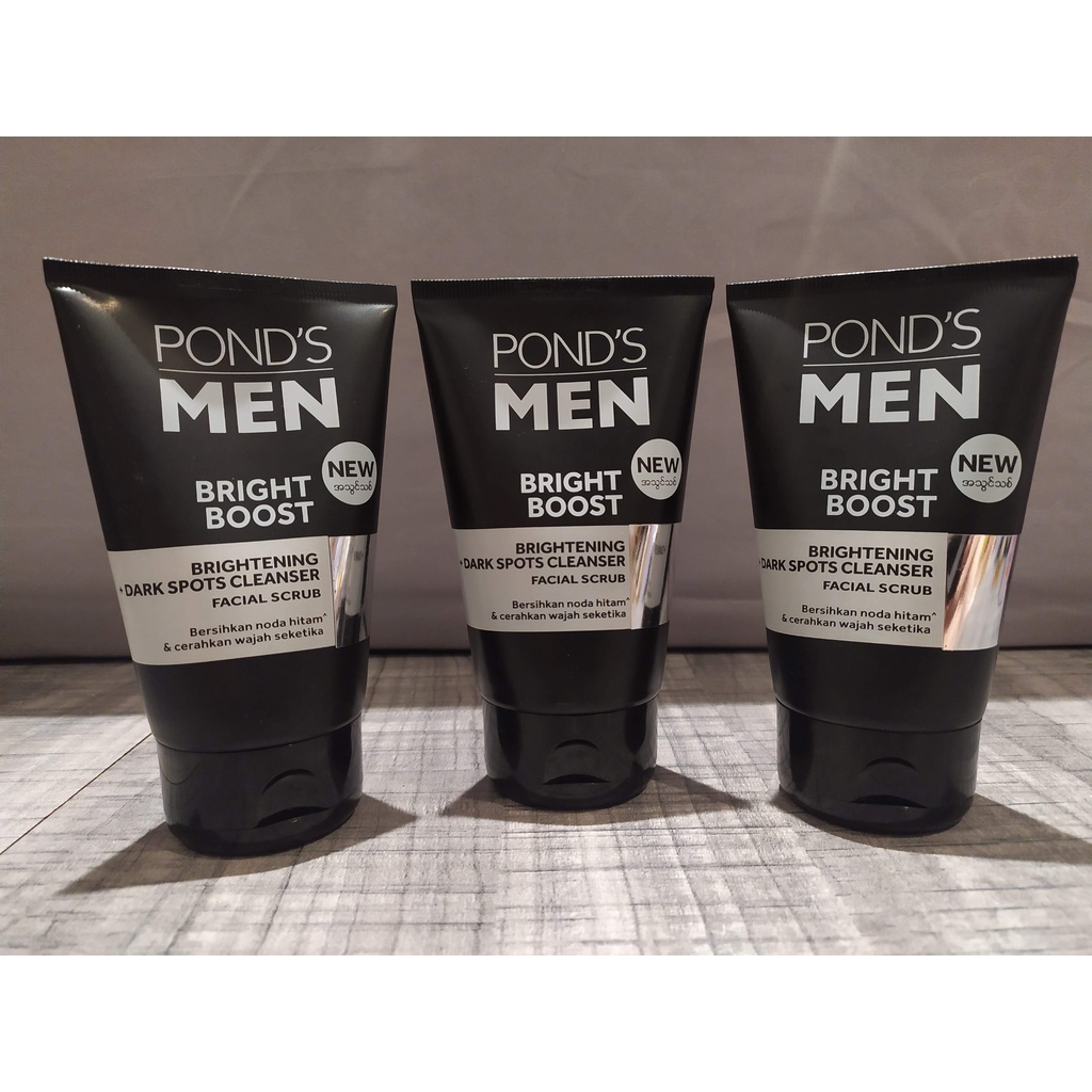 Jual Ponds Men Facial Foam Bright Boost 100 g ( Pond's Men ) | Shopee ...