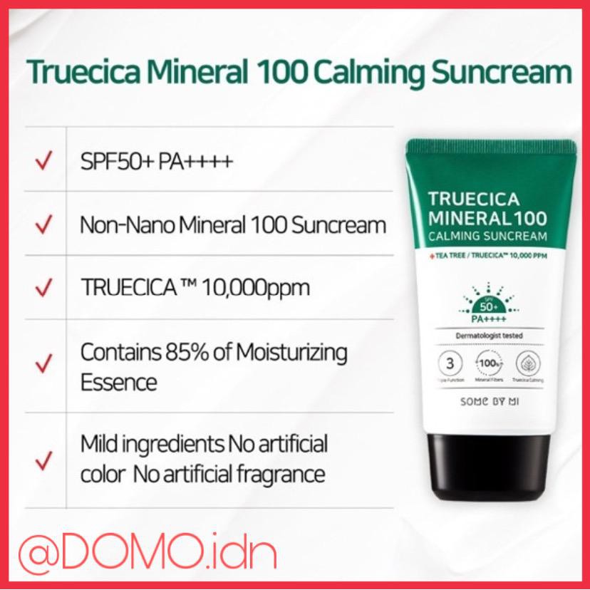 Jual SOMEBYMI TRUE CICA MINERAL 100 CALMING SUNSCREEN SUNCREAM SPF 50 ...