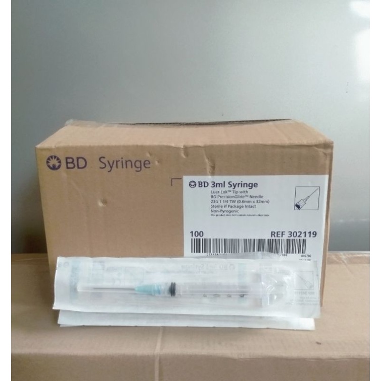 Jual Eceran 3cc BD Spuit/Syringe BD / Suntikan BD | Shopee Indonesia